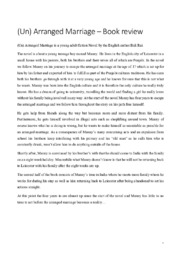 Unarranged marriage | Book Review