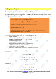 Andengradspolynomier | Noter Matematik