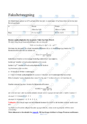 Fakultetsregning | Noter Matematik