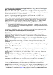 AIDA- & AIDAE Modeller | Afsætning Noter