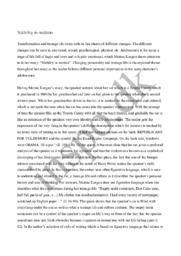 Stability in motion | Essay | 10 i karakter